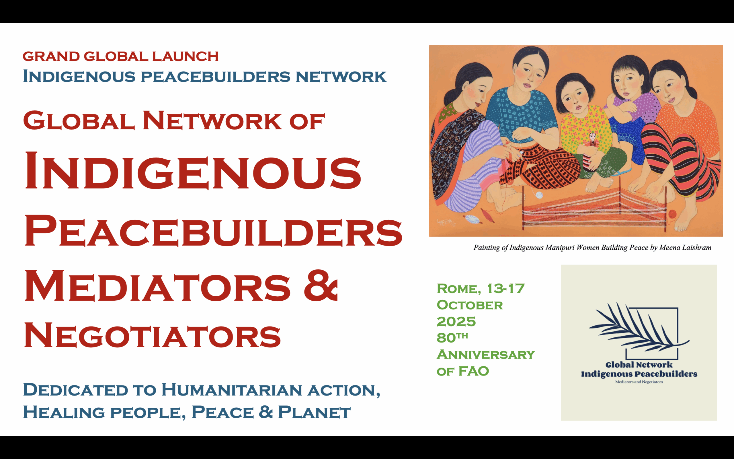 Manipur’s Binalakshmi Nepram to attend FAO’s Global Hub on Indigenous ...